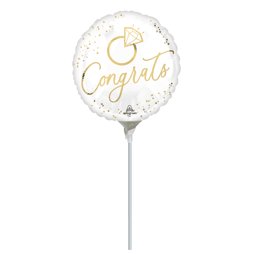 Anagram Mini Foil Gold Wedding Congrats – Pro Balloon Shop