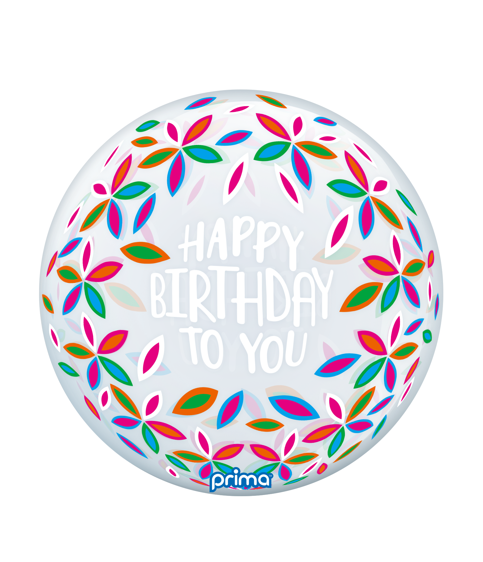Prima Colourful Petals Birthday Sphere – Pro Balloon Shop