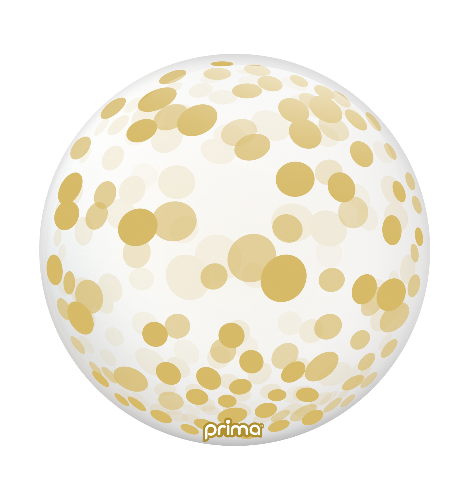 Prima Gold Confetti Sphere – Pro Balloon Shop