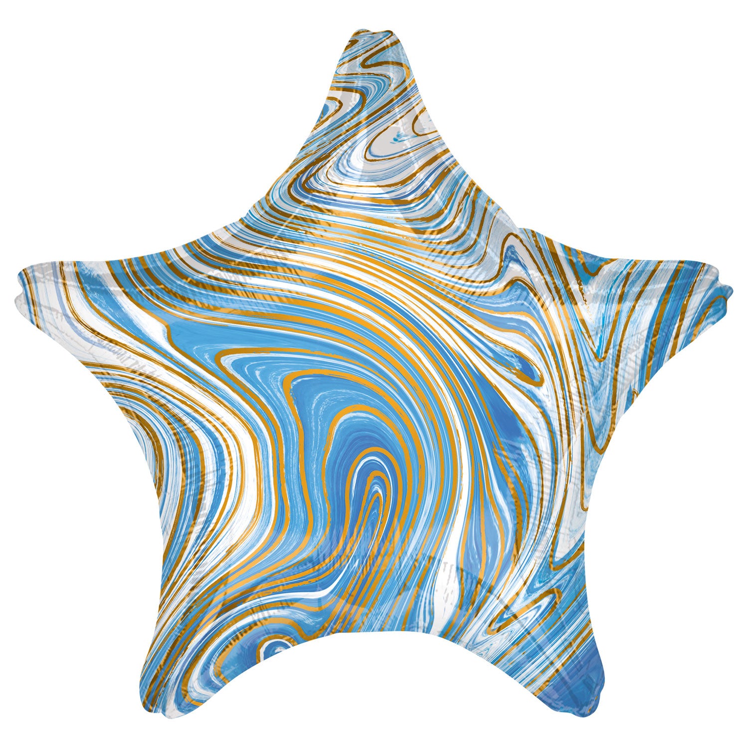 Anagram Marblez Blue Star Standard HX Foil – Pro Balloon Shop